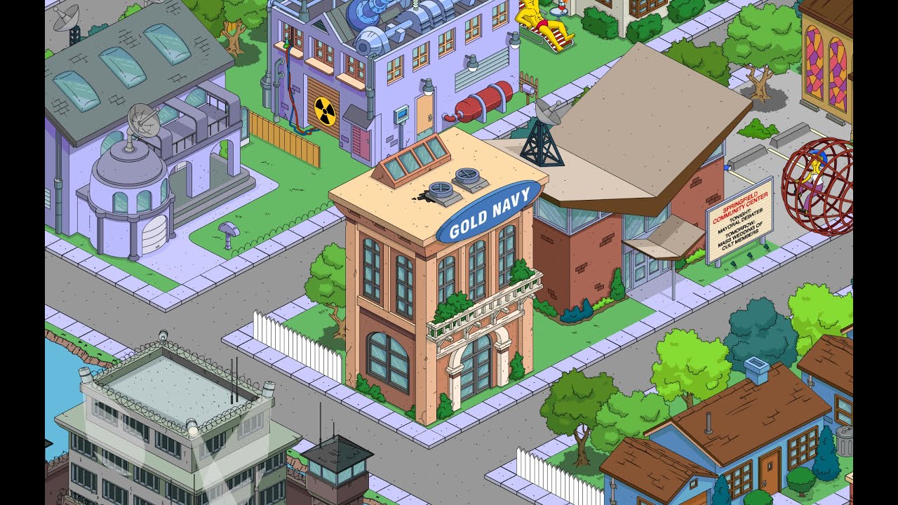 The Simpsons: Tapped Out - Gold Navy - YouTube