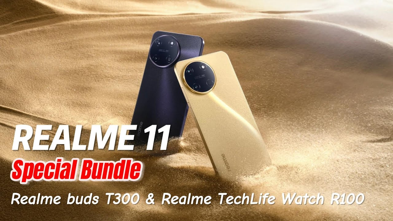 Realme 11 4G 🎄 Special Bundle 🎄 | Realme TechLife Watch R100 | Realme ...