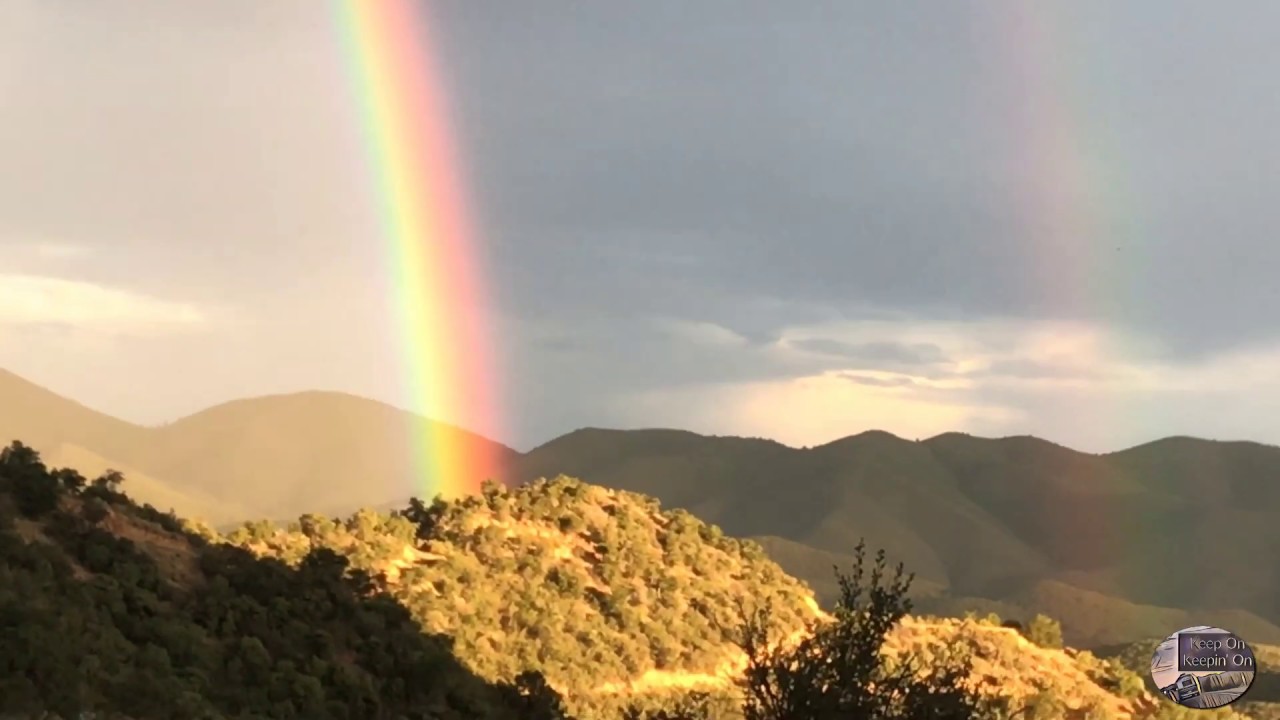 Double rainbow in the mountains of Arizona - YouTube