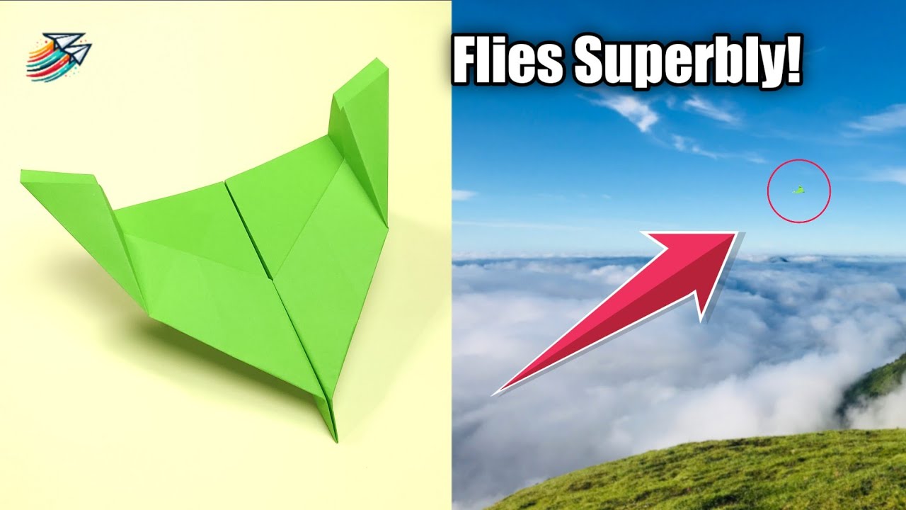 make a paper plane that can fly very well - Delta Wing Paper Plane ...