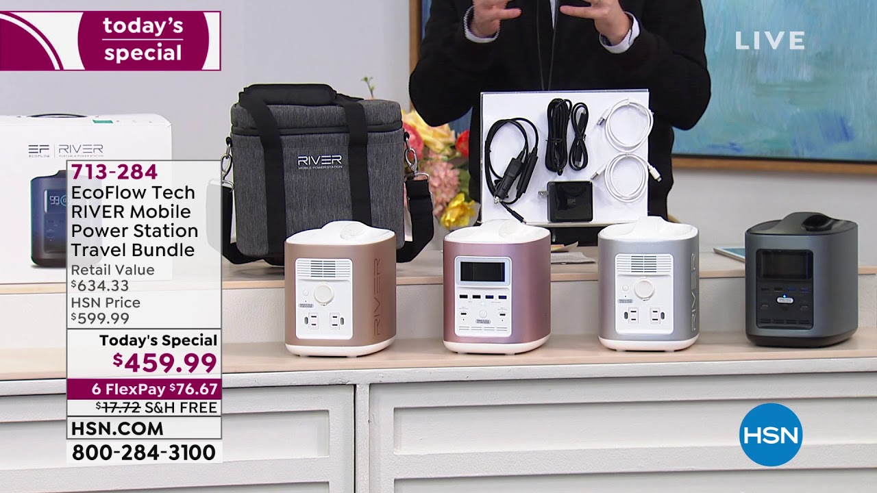 EcoFlow Tech RIVER Mobile Power Station Travel Bundle wi... - YouTube