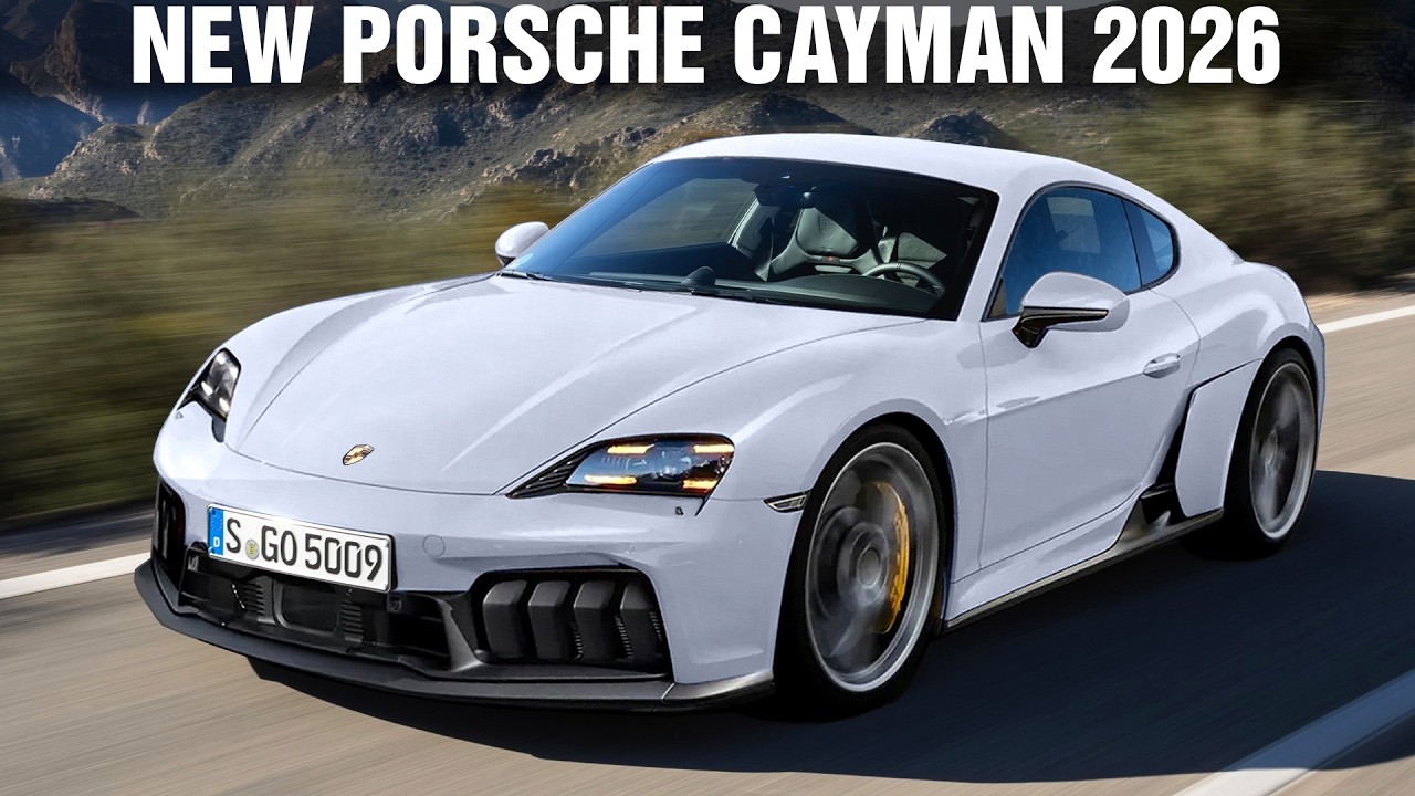 2026 New Porsche Cayman (Boxster) - First Look! - YouTube
