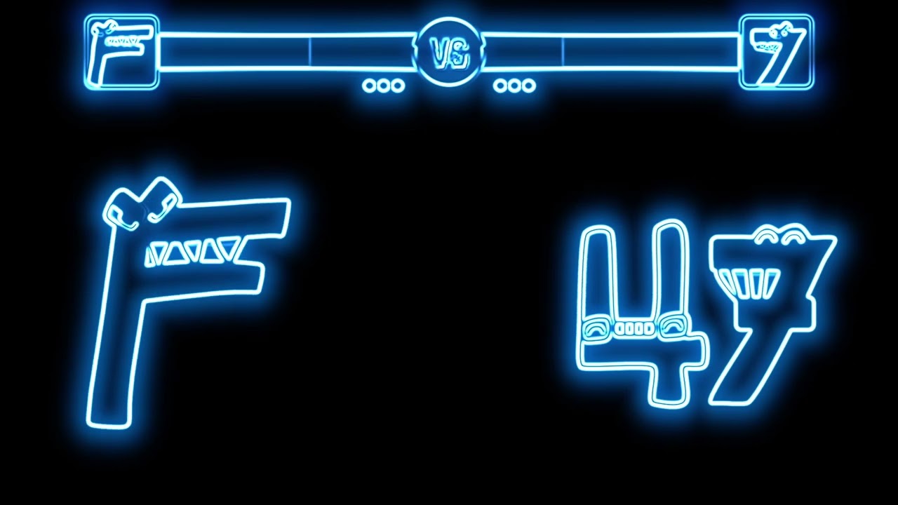 F vs SEVEN Alphabet Lore VS Numbers Lore Vocoded to Mortal Kombat - YouTube