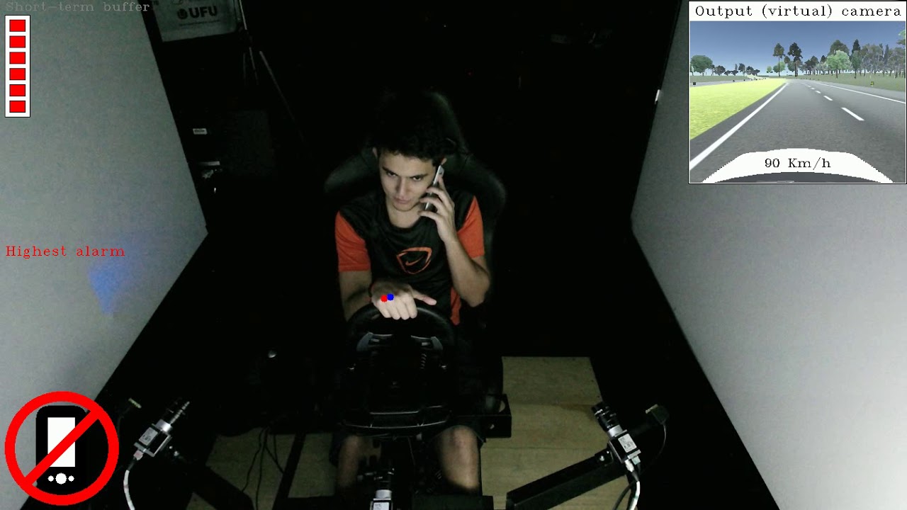 Driver #5 - Cell phone test - System for detecting the use of mobile ...