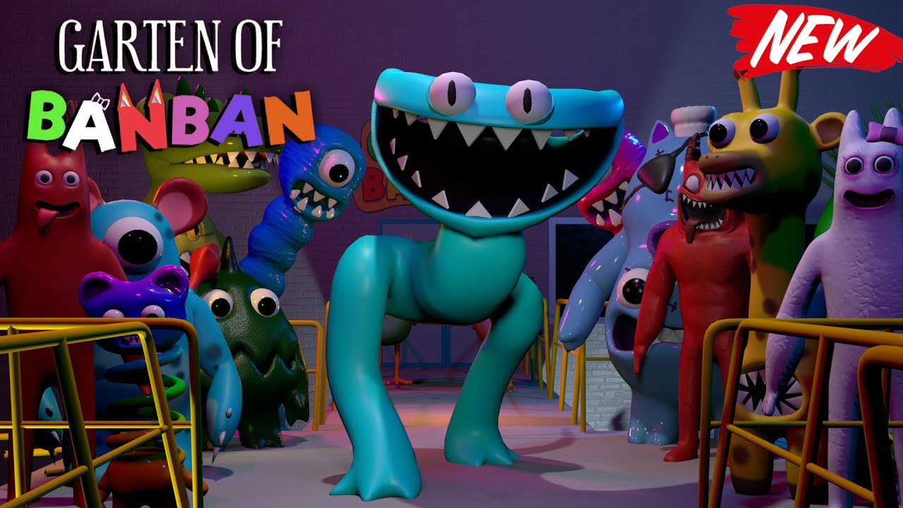 Garten of Banban - Cyan Monster Teaser Trailer - YouTube