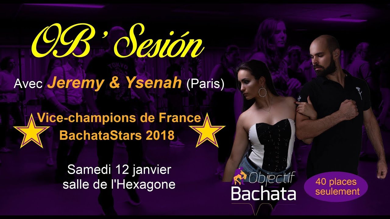 Jeremy et Ysenah - Bachata - OB'Sesión de Janvier 2019 - YouTube