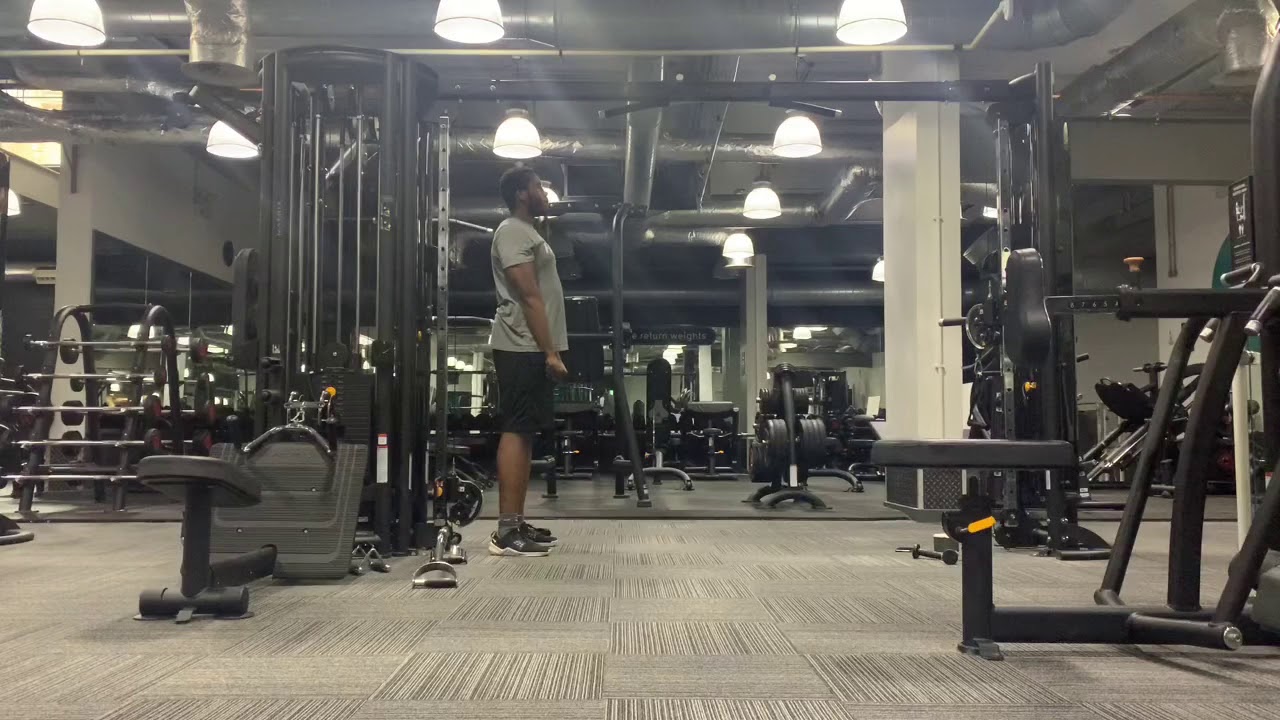 Cable Frontal Raise - YouTube