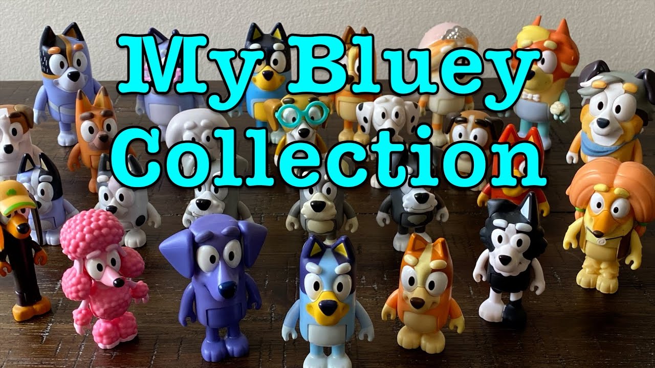 My Bluey Collection (Figures, Plushies, DVDS & MORE) - YouTube
