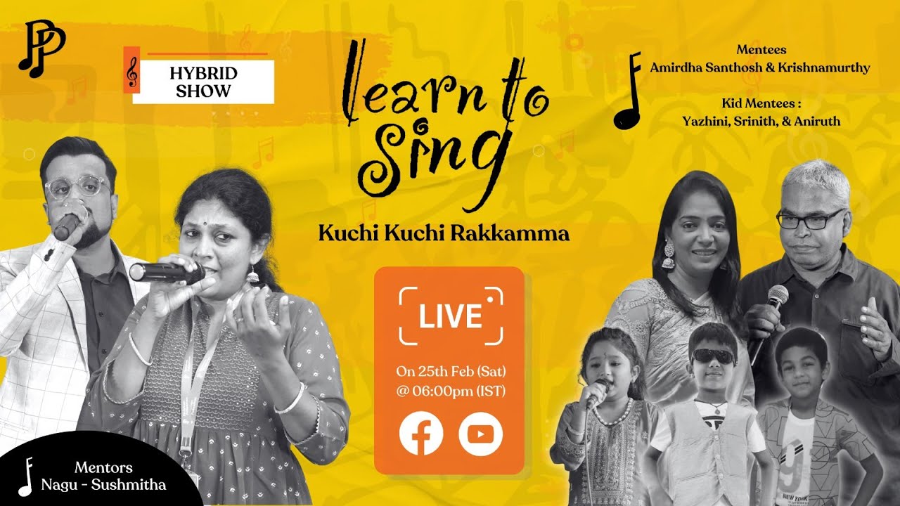 Learn to Sing "Kuchi Kuchi Rakkamma" song | 25th Feb (Sat) | @6:00 pm ...
