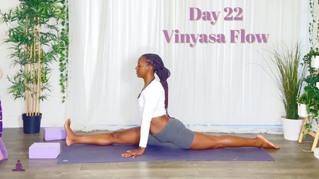 Day 22 - Vinyasa Flow | Power Yoga Flow - YouTube