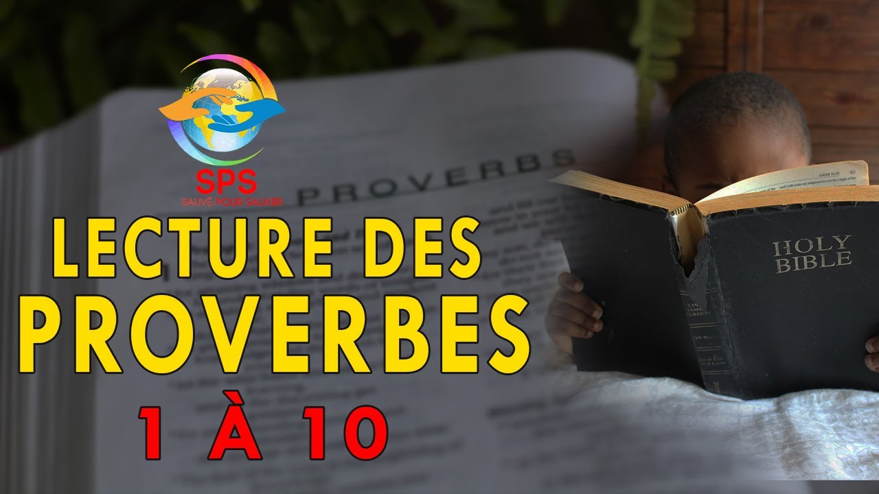 PROVERBES 1 - 10 (Bible louis Segond 1910) Bible Audio - YouTube