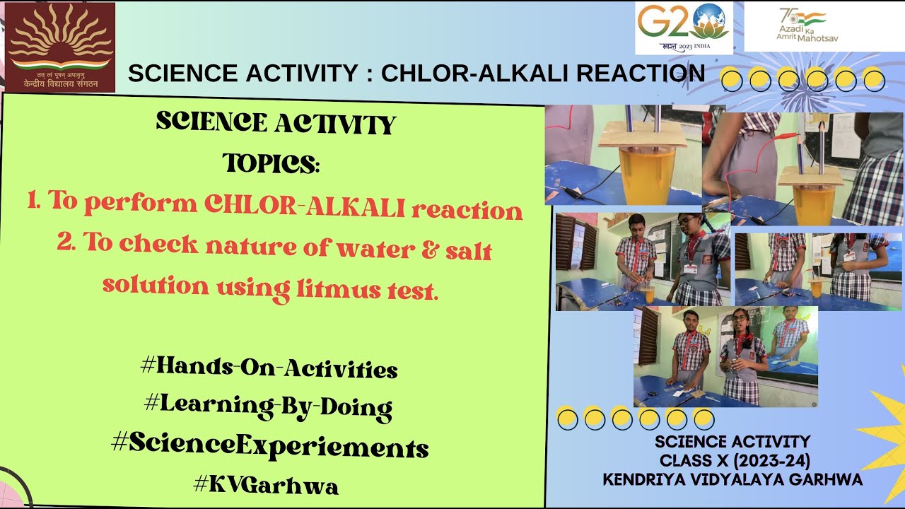 SCIENCE ACTIVITY | CHLOR-ALKALI REACTION | CLASS X | 2023-24 | ACIDS ...