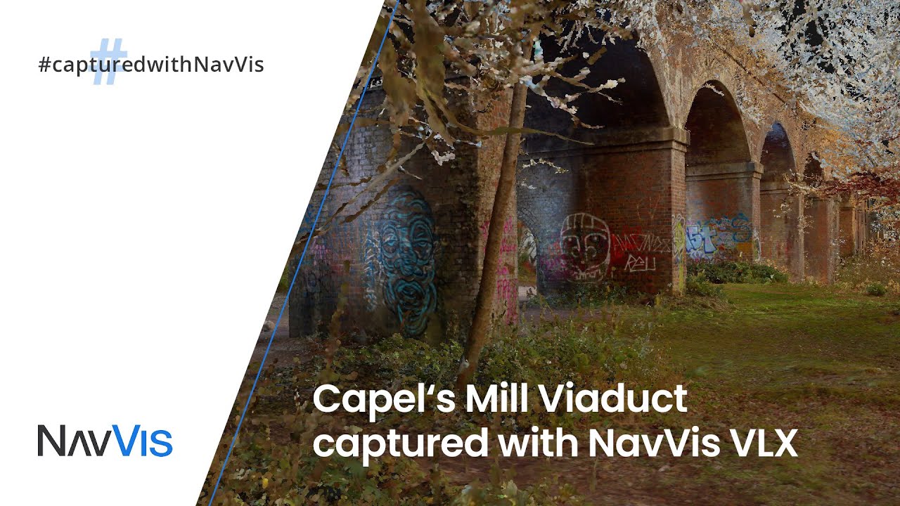 Captured with NavVis: Capel's Mill Viaduct | Stroud, UK - YouTube