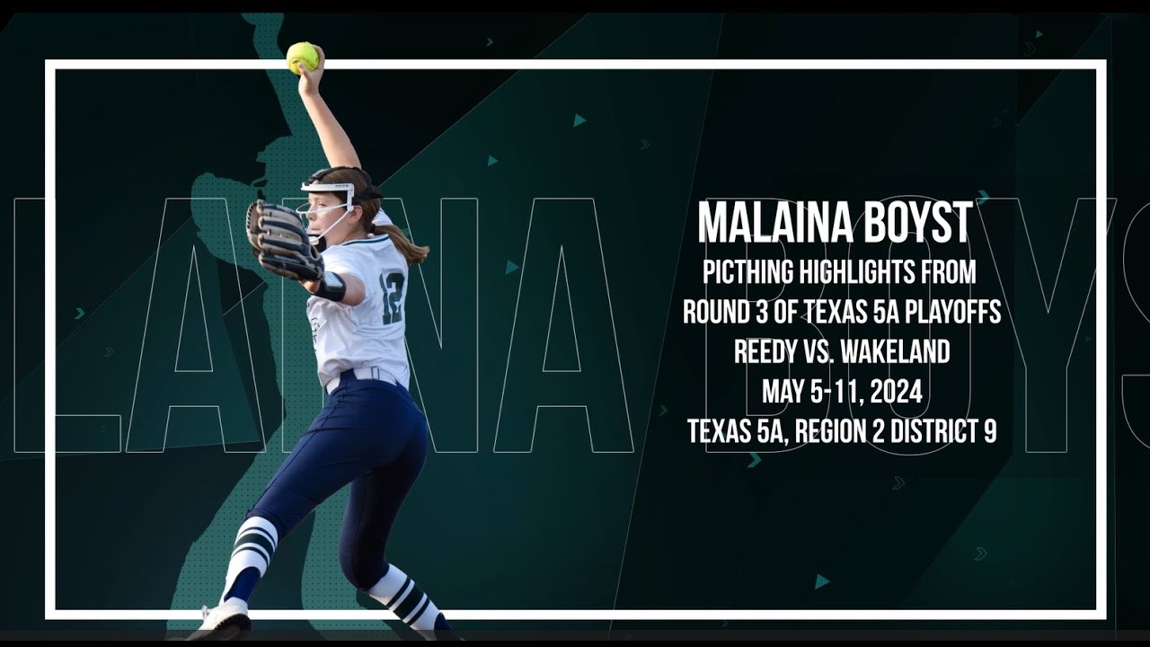 Malaina Boyst (2027) Pitching Highlights Reedy vs. Wakeland - 5A Area ...