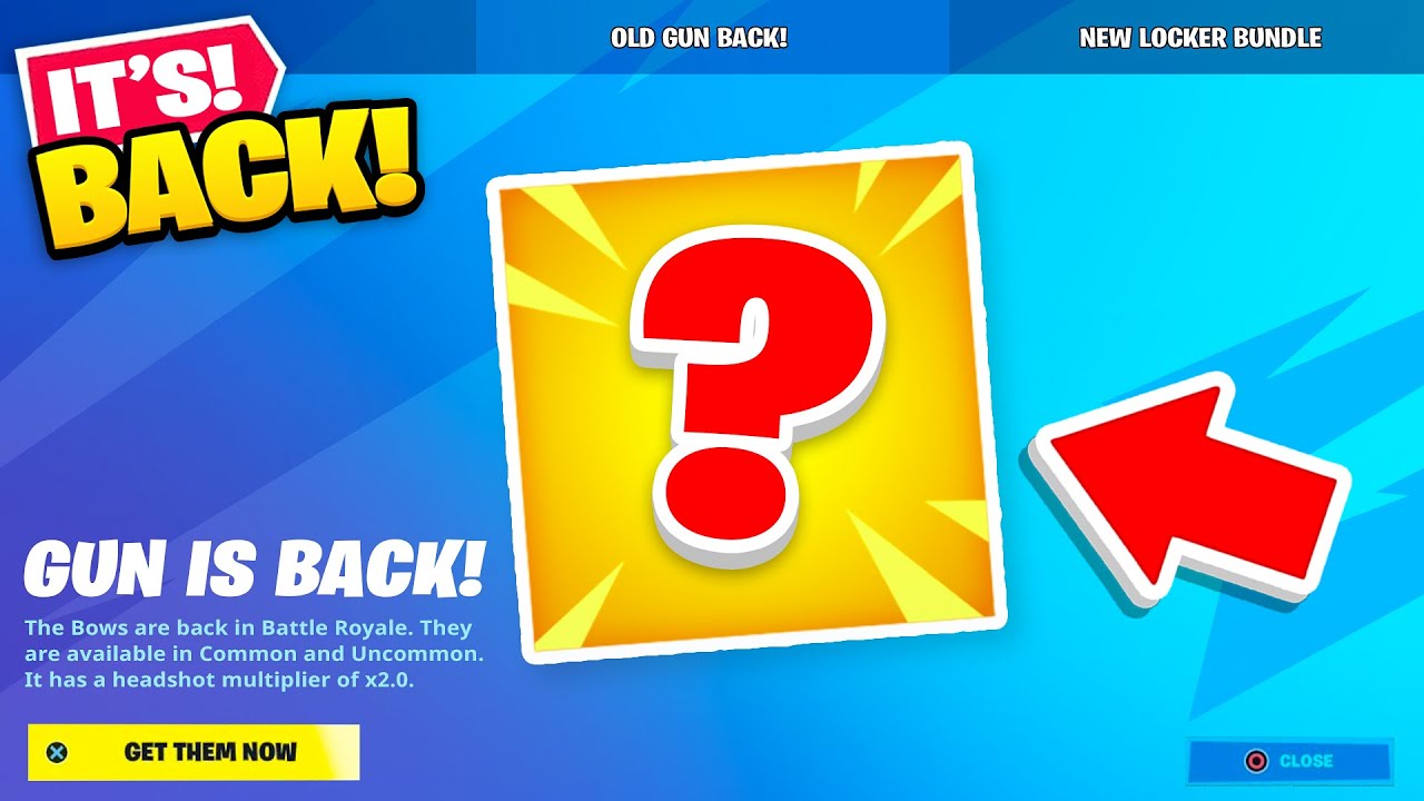 It's *BACK* in Fortnite! - YouTube