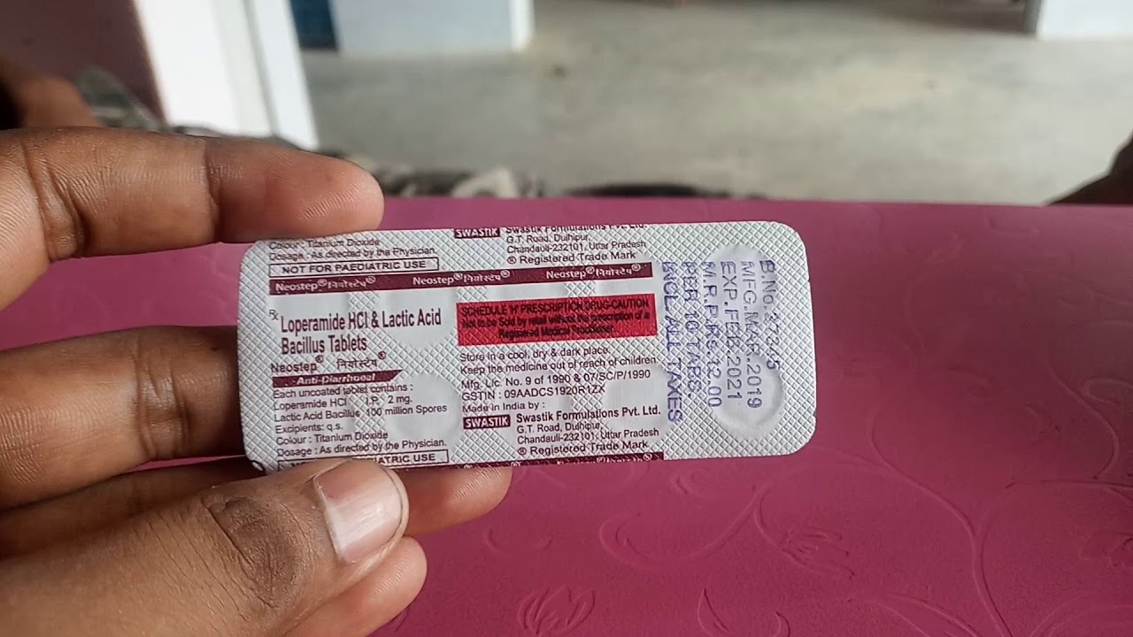 दस्त की कारगर दवा Neostep tablet - YouTube