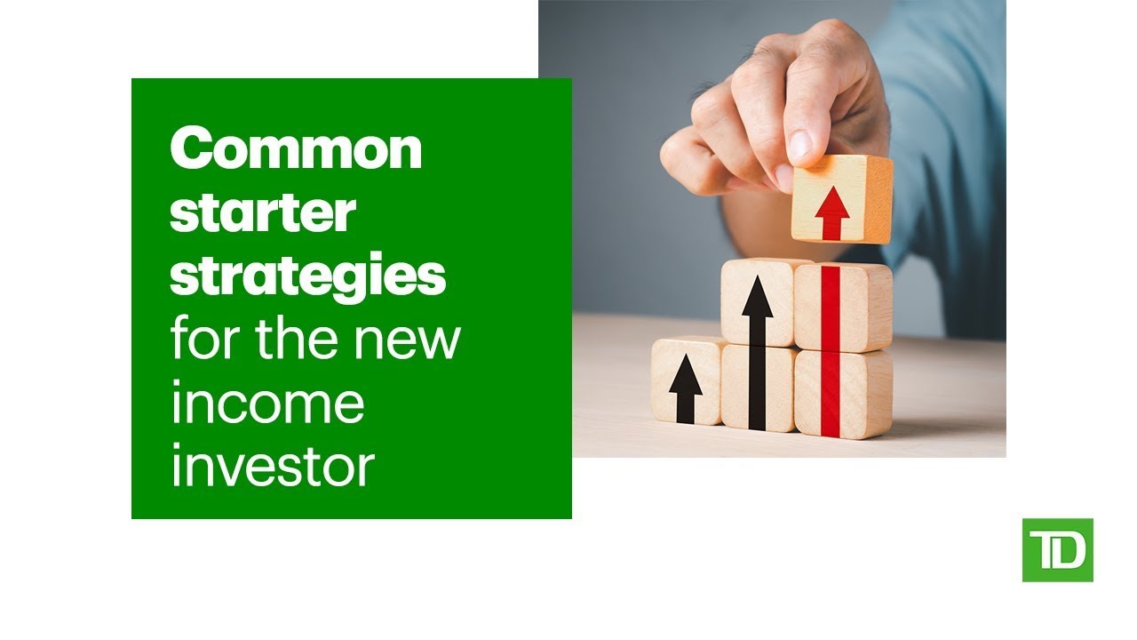 Common starter strategies for the new income investor - YouTube