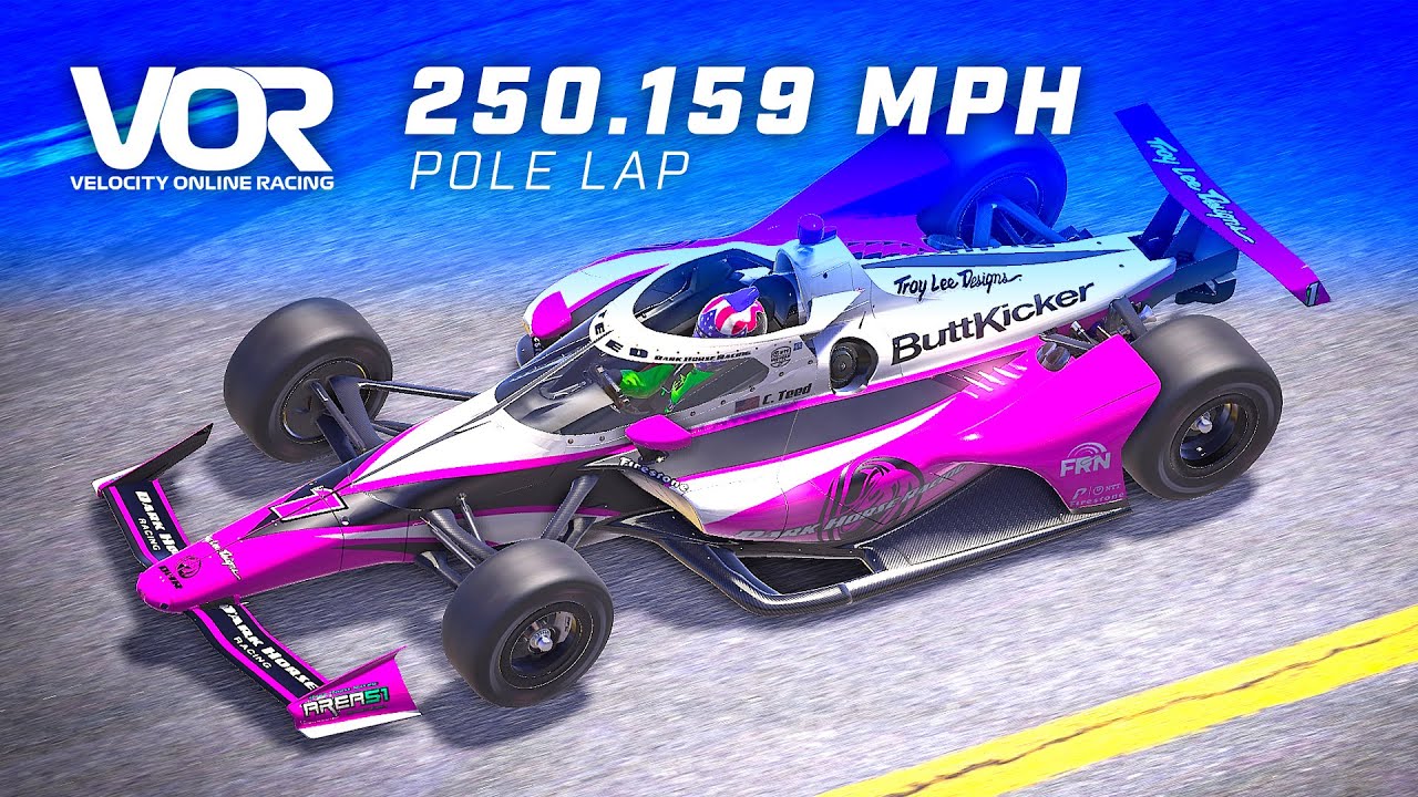 Charles Teed's Pole Lap 250.159 MPH 🏁 Talladega (S9 | R3) - YouTube