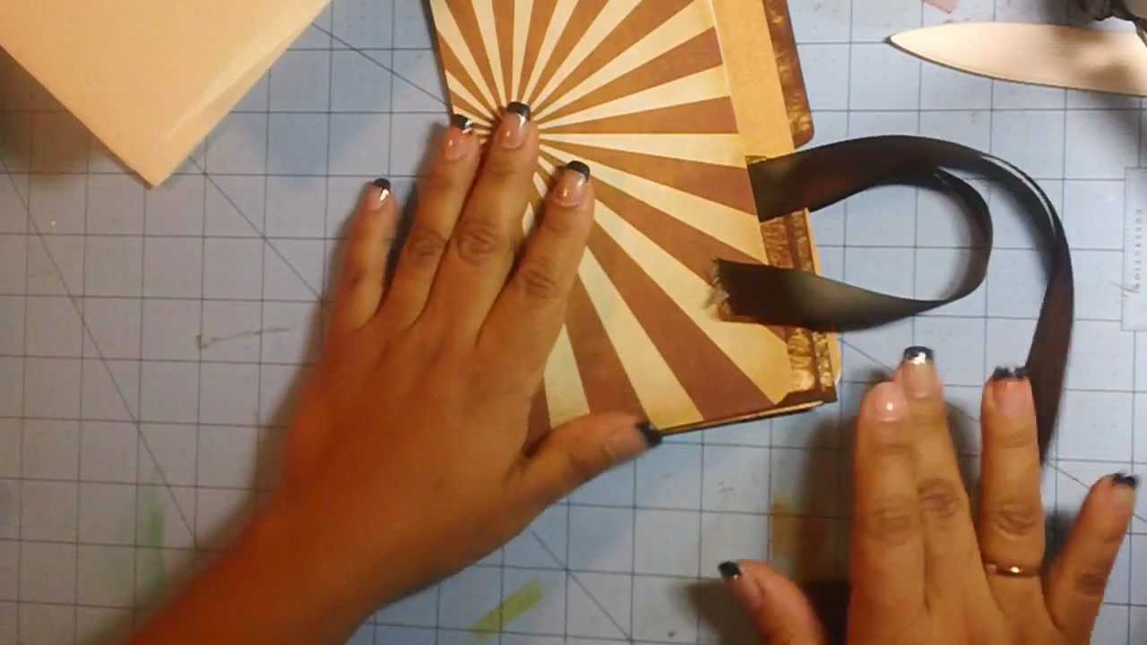 Manila File Folder Mini Album - YouTube