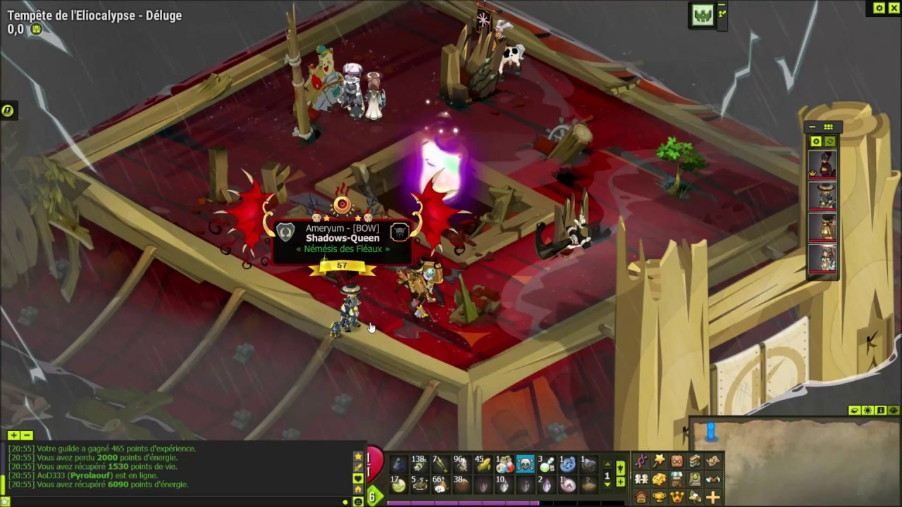 [DOFUS] Tempête de l'Eliocalypse Quatuor (SRAM/ PANDA/ ELIO/ IOP) - YouTube