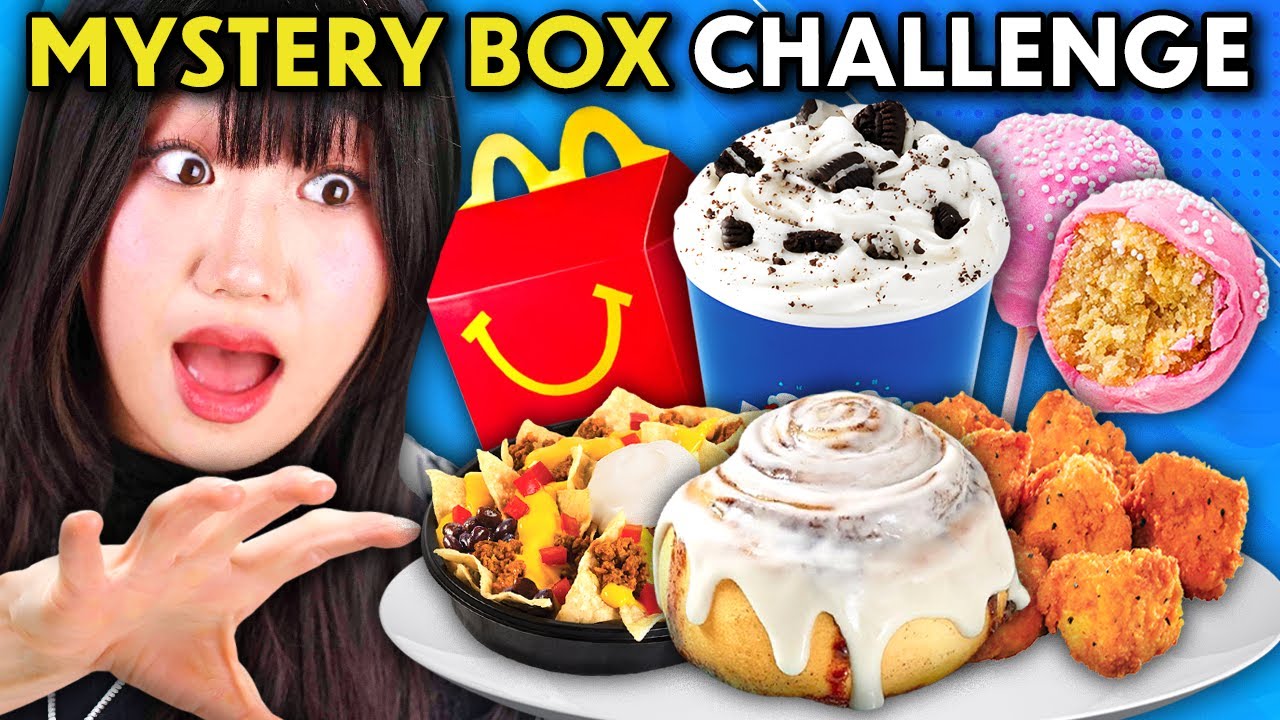 Try Not To Fail Challenge - Fast Food Mystery Box! - YouTube