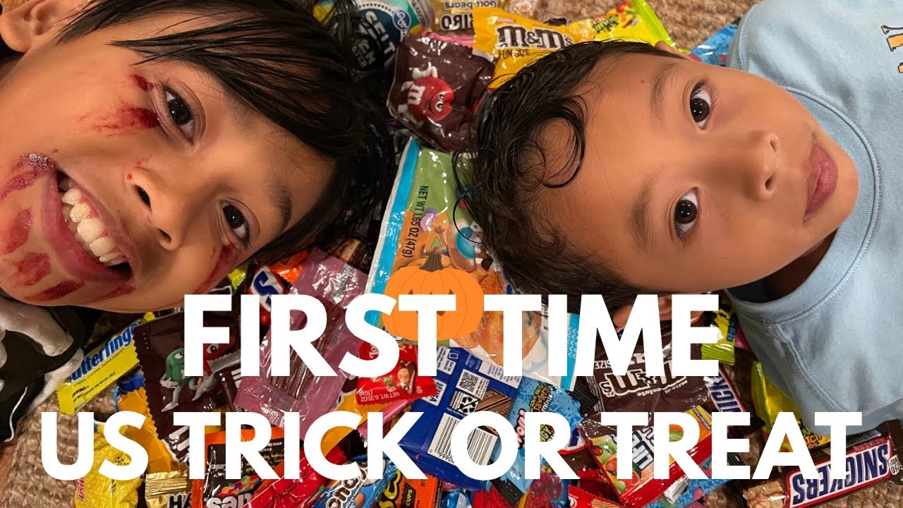 KUWTC | Vlog 13 - First Time Trick or Treat 🇺🇸!!! - YouTube