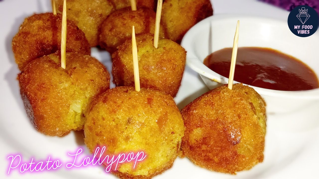 Potato Lollipop Recipe/ Quick Snacks Recipe/ Potato Recipes - YouTube