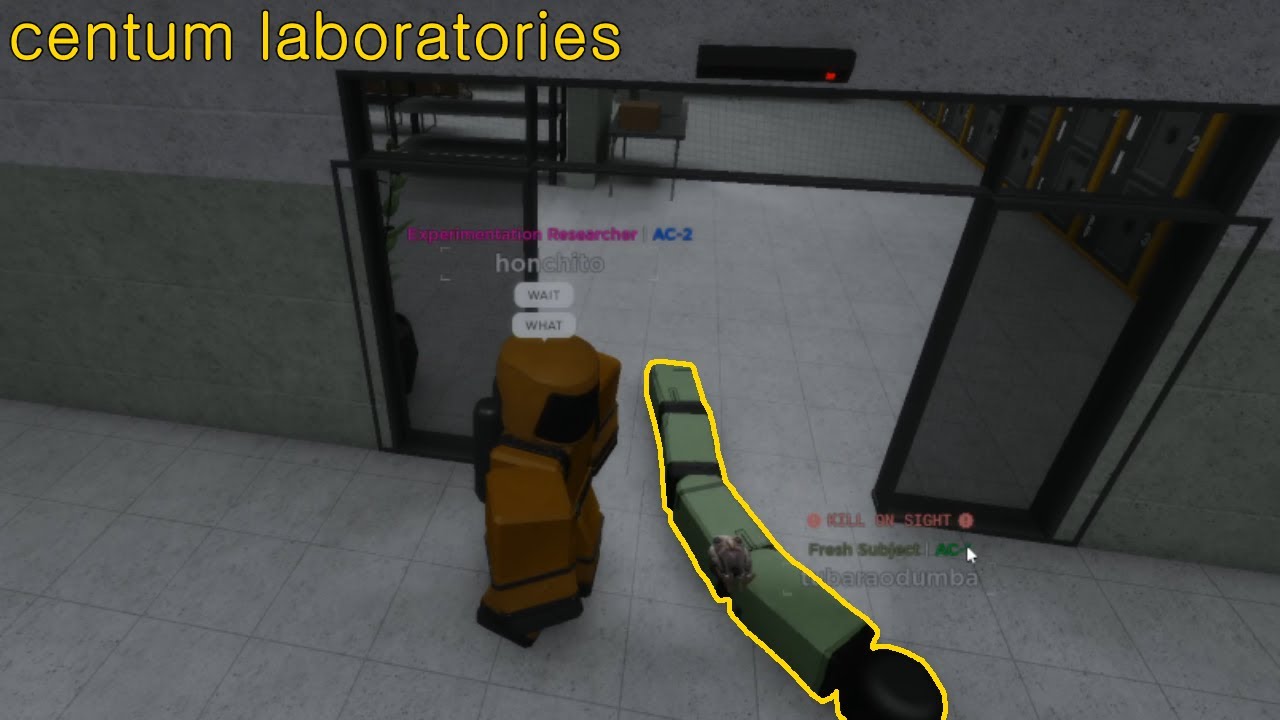 research subject gaming | CL Facility Roleplay - YouTube