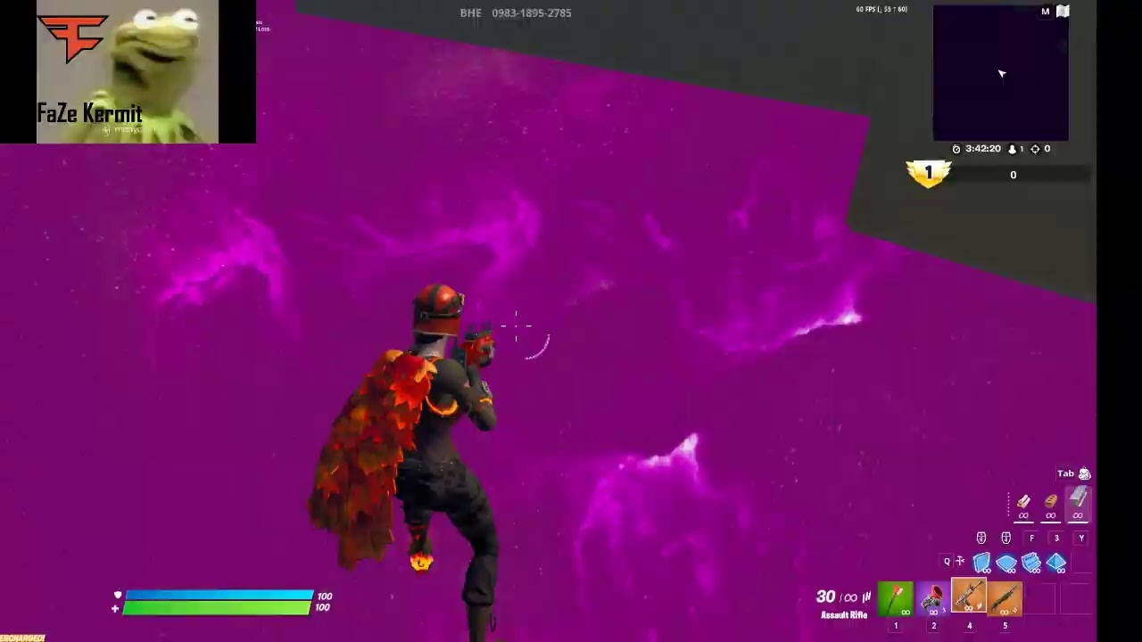 faze kermit plays fortnite - YouTube