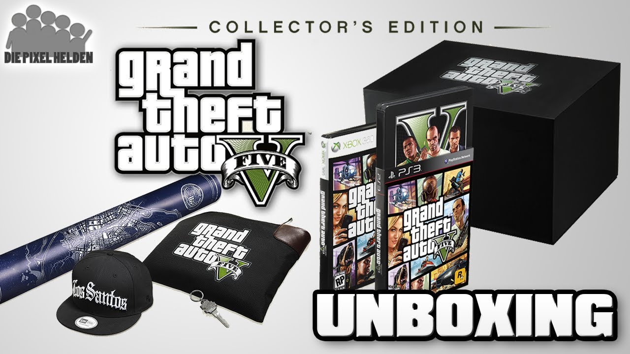 GRAND THEFT AUTO V - Collector's Edition - UNBOXING - [Deutsch][HD ...