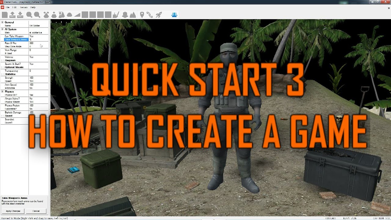 Game Guru Quick Start 3 – How to Create a Game? - YouTube
