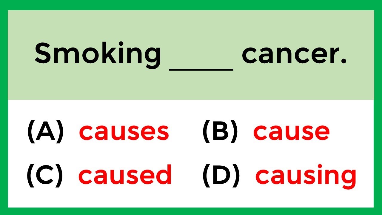 Mixed Grammar Test | If you score over 70% on this quiz, your English ...