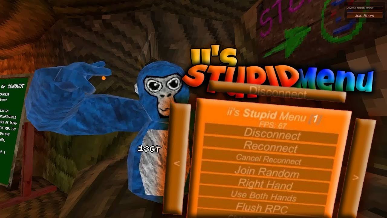 HOW TO GET THE BEST FREE MOD MENU IN GORILLA TAG (II STUPID MENU) - YouTube