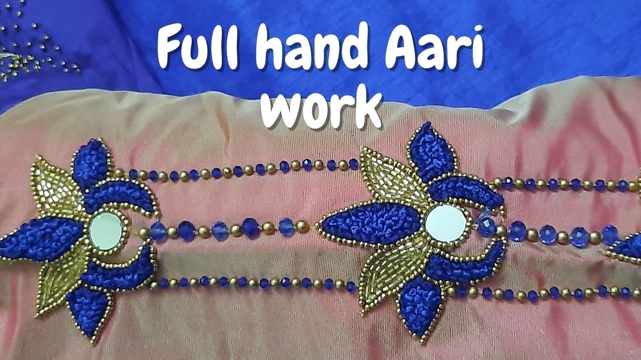 Full hand aariwork | Abi Creations - YouTube