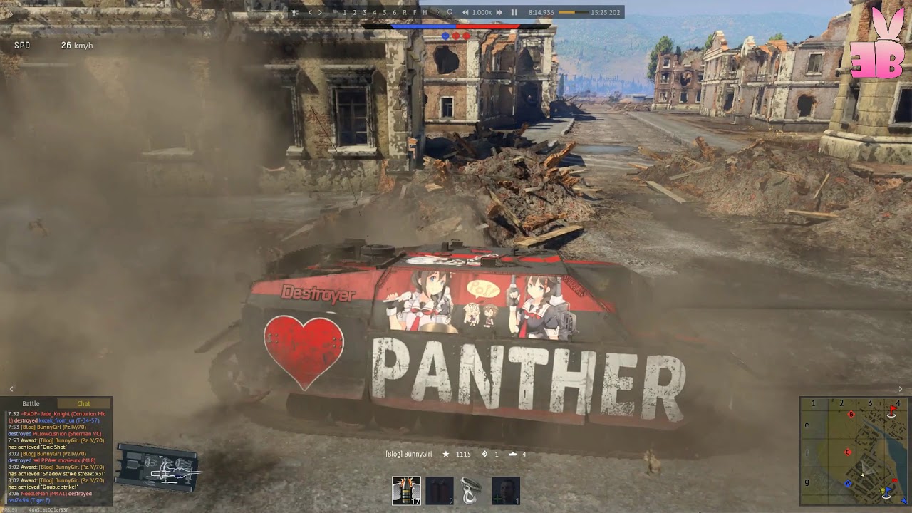 War Thunder | Pazner IV/70(V) Gameplay | Dream Team (TRB, 5.7) - YouTube