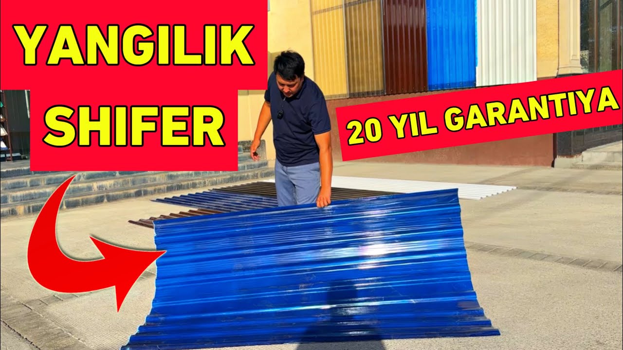 YANGILIK 20 YIL GARANTIYALI SINMAYDIGAN SHIFER MANA - YouTube