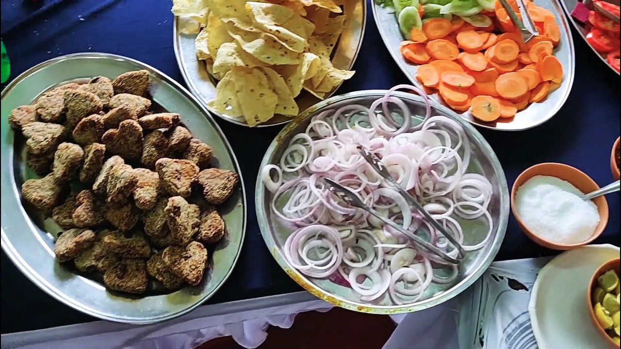 Indian Wedding Buffet - Elaborate menu options - YouTube