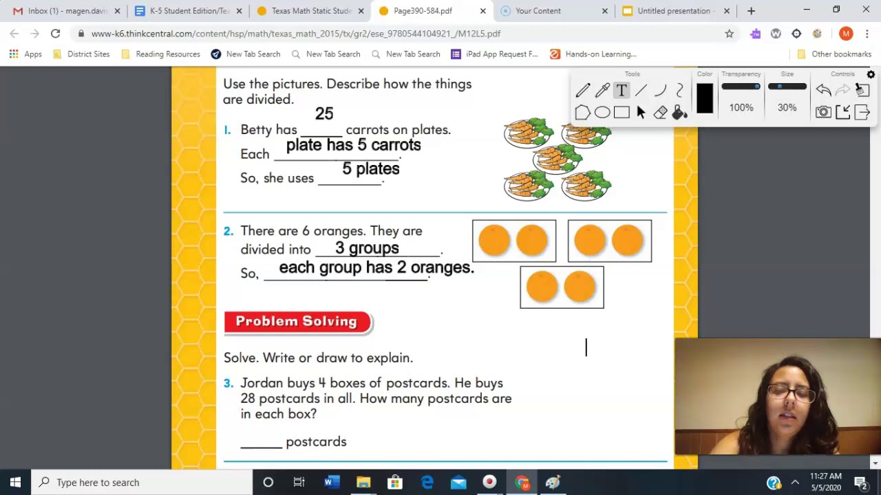 2nd Grade Equal Groups/ Division - YouTube