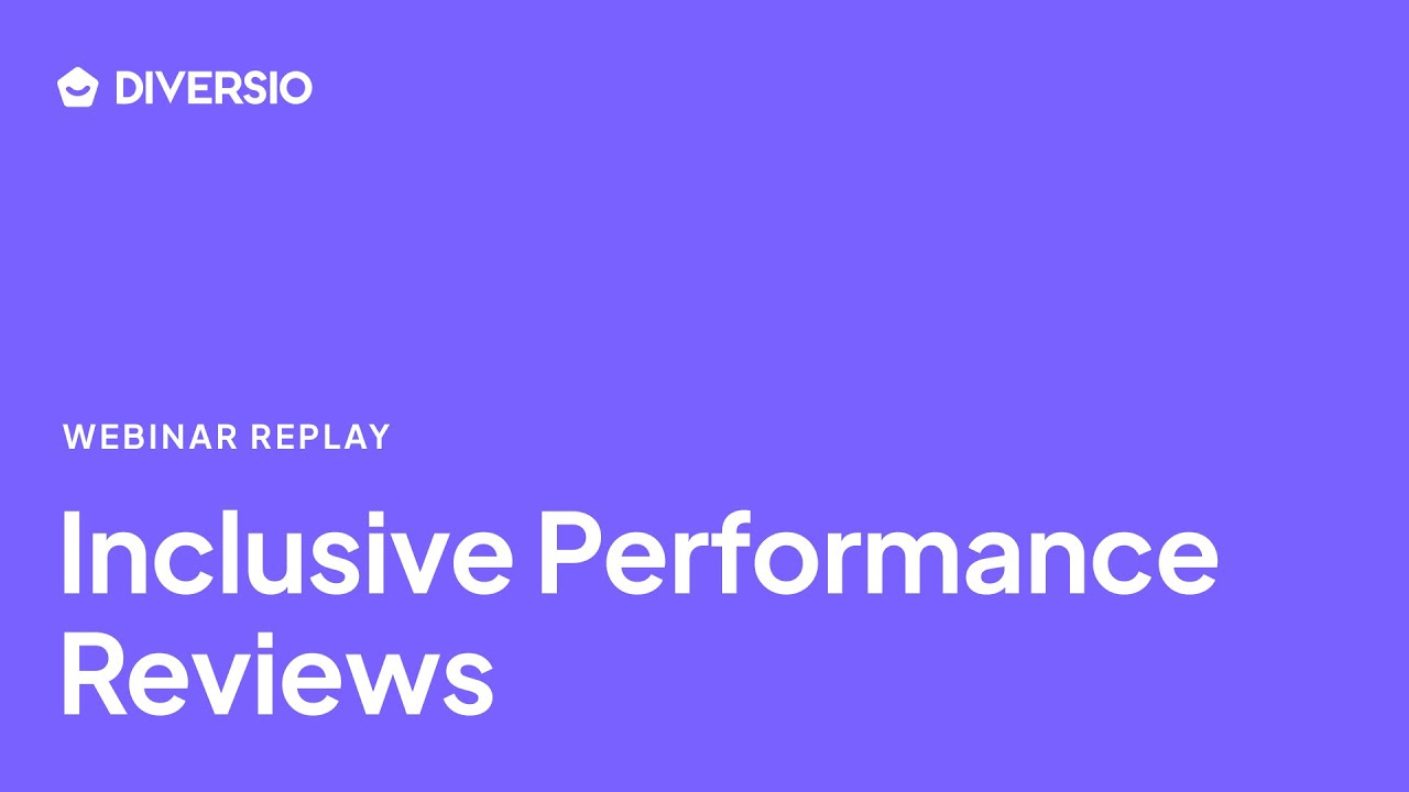 Inclusive Performance Reviews: A Path to Fair and Equitable Feedback - YouTube
