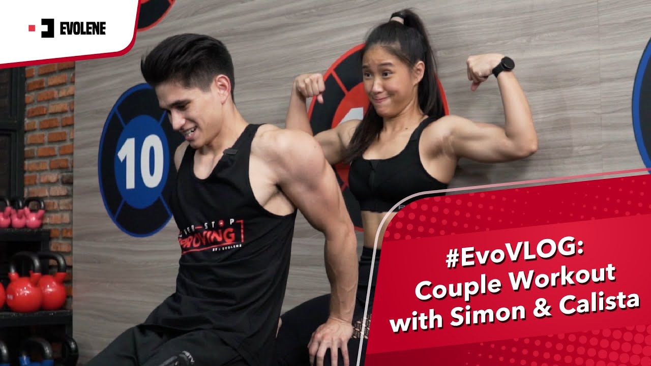 #EvoVLOG: COUPLE WORKOUT WITH SIMON & CALISTA - YouTube