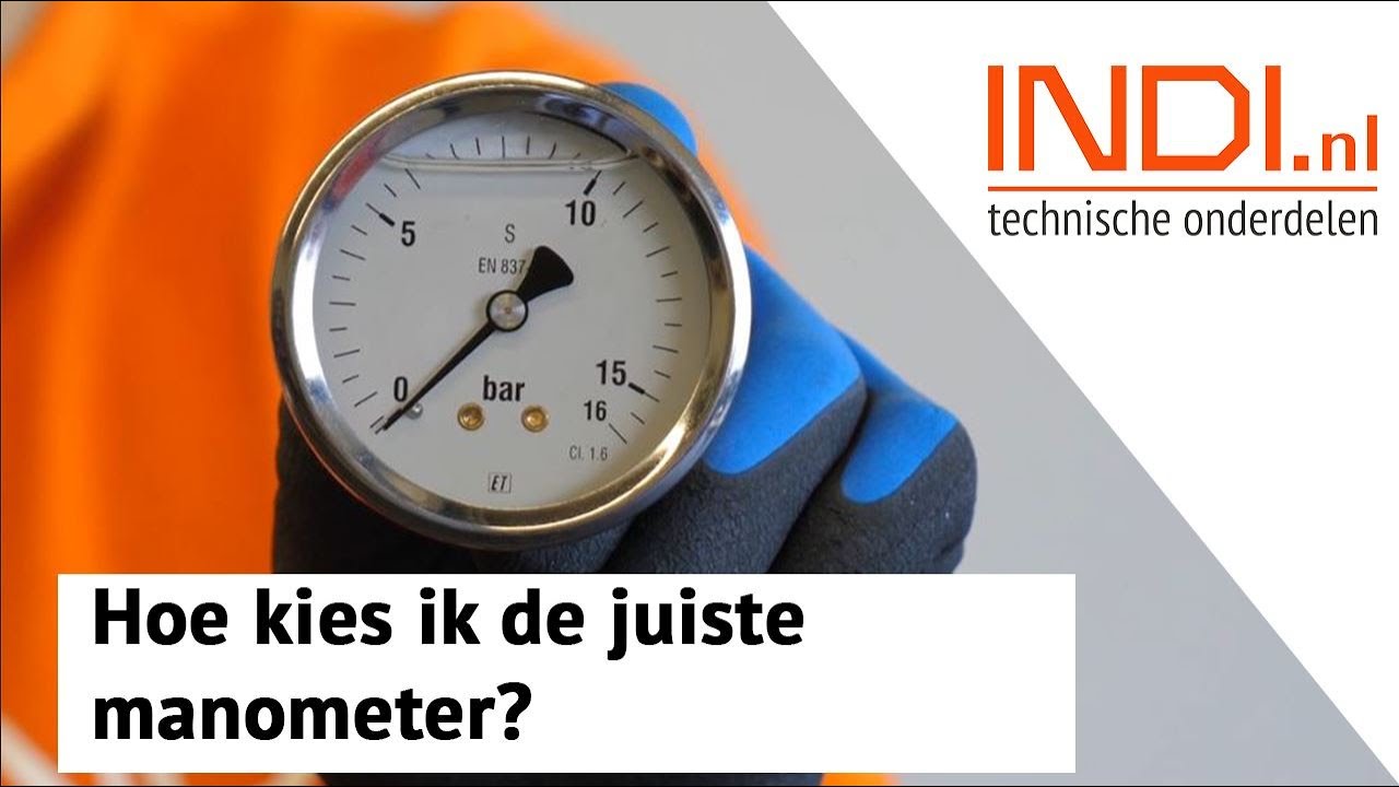 Hoe kies ik de juiste manometer? - YouTube