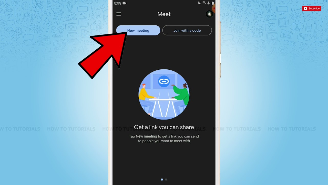 How To Share Screen On Google Meet 2021 | Google Meet Mobile App Screen ...