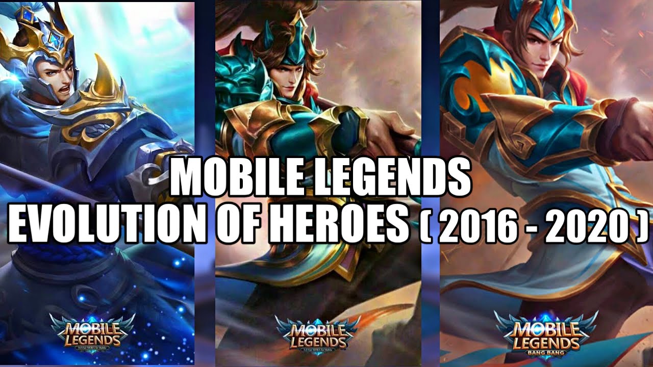 EVOLUTION OF 32 REVAMPED HEROES IN MOBILE LEGENDS FROM 2016-2020 - YouTube