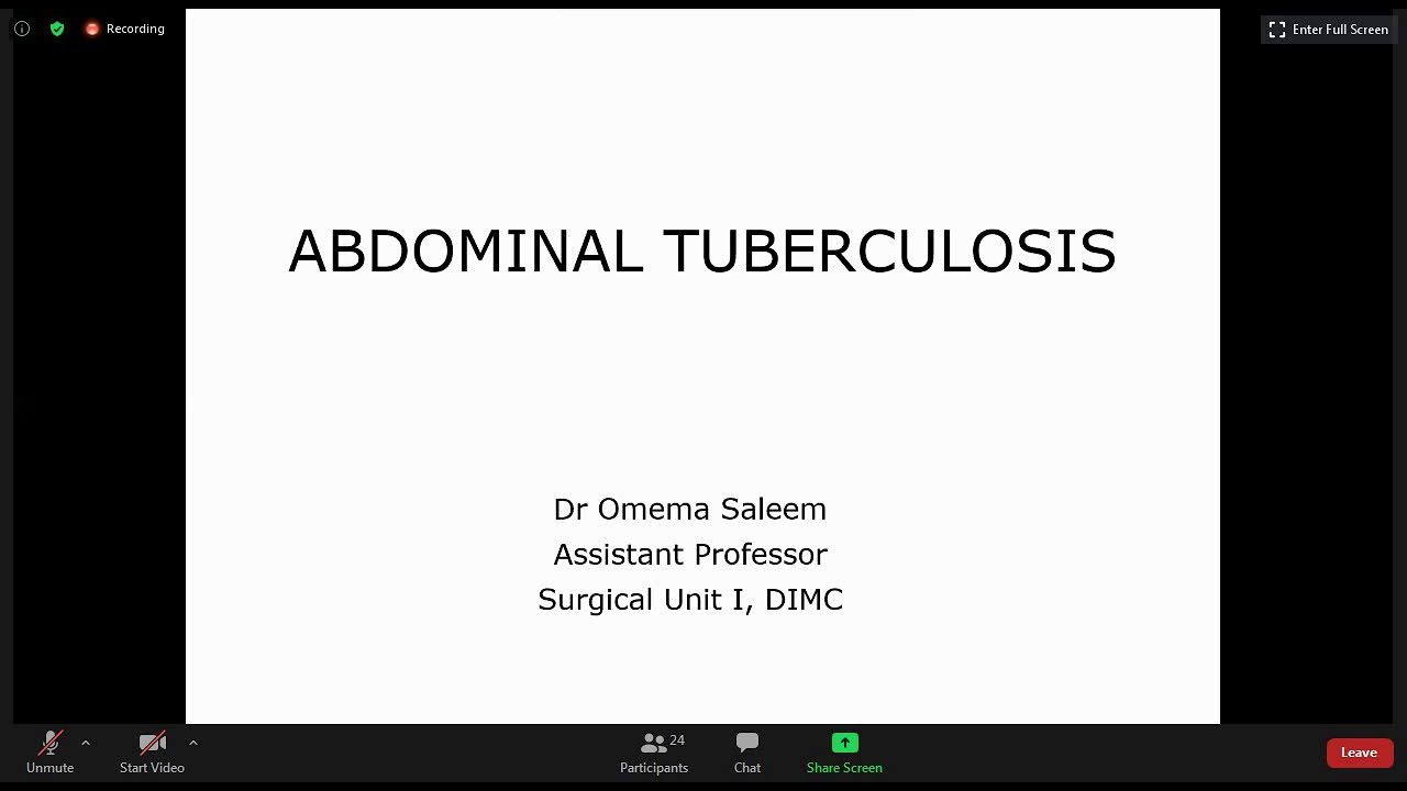 Abdominal TB | Surgery - YouTube