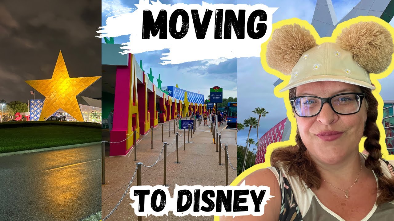 Moving to Disney World🏈All Star Sports room tour and EPCOT - YouTube