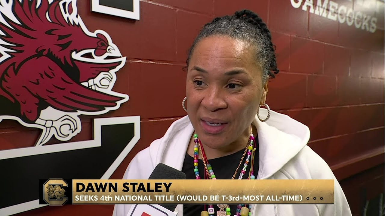 Dawn Staley interview after reaching National Championship | Final Four ...