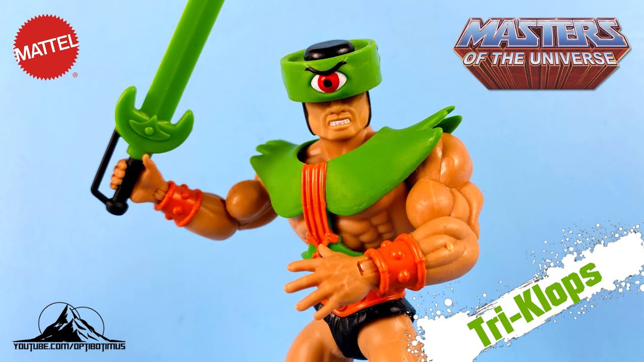 Mattel Masters of the Universe Origins TRI-KLOPS Video Review - YouTube