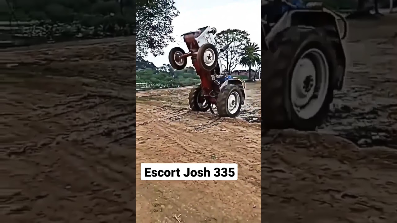 🔥🔥Escort Josh 335 Tractor Stunt Shorts #dengrous #escortstractor Escort ...