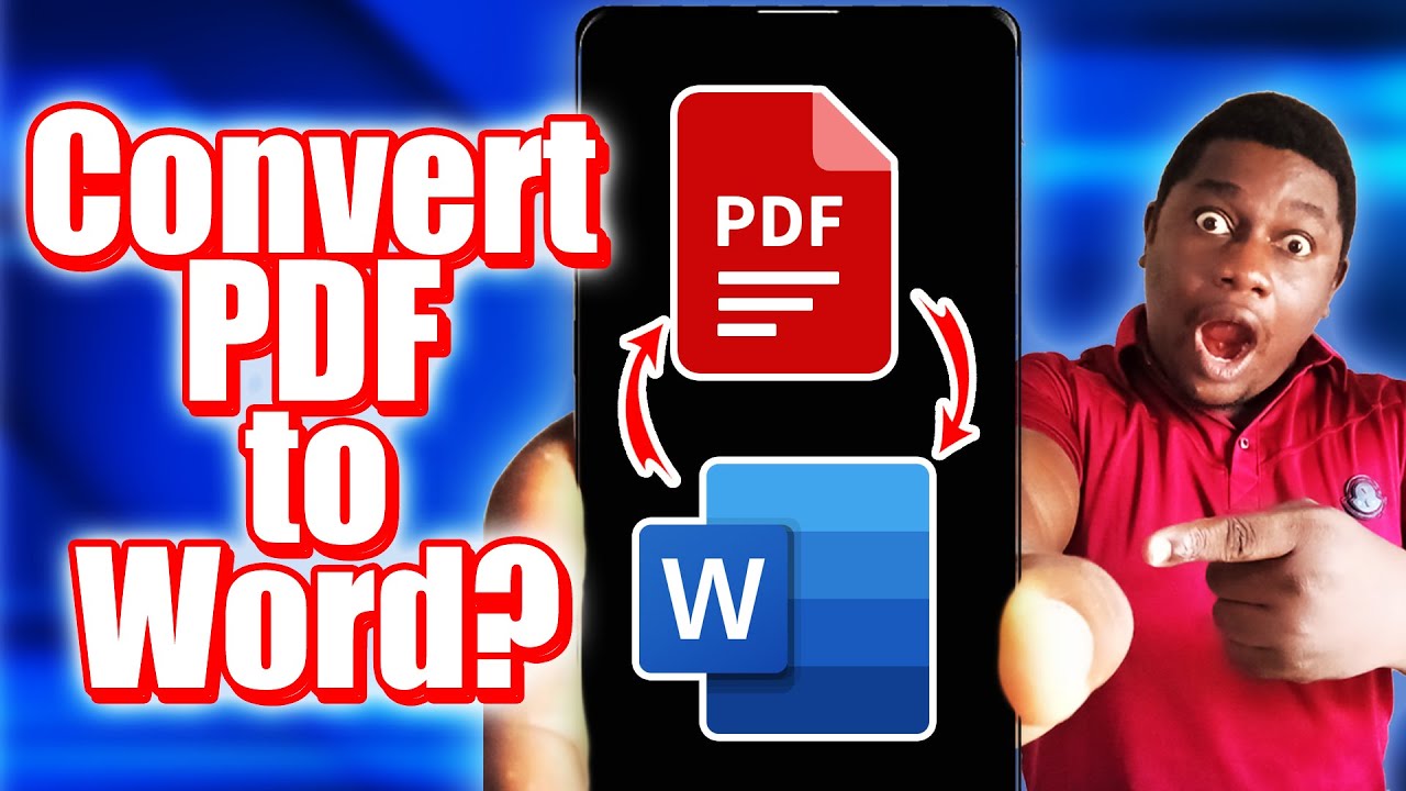 Can You Convert A PDF File To Word Document On Android YouTube Can You Convert A PDF File To Word Document On Android YouTube