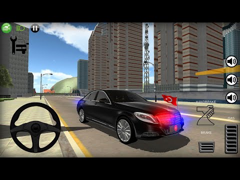 Volkwagen vs Mercedes Polis Arabası - Başkan Araba Koruma Simülatörü - Android Gameplay